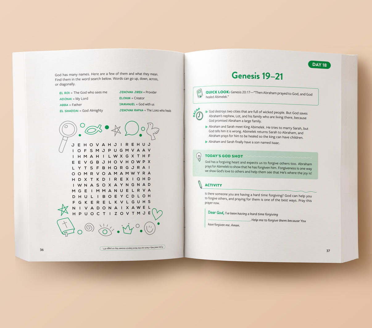 The Bible Recap Kids' Devotional: 365 Reflections and Activities for C