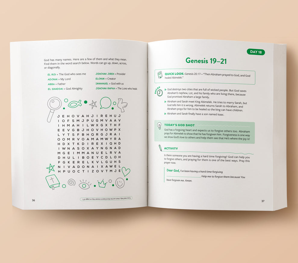 The Bible Recap Kids' Devotional: 365 Reflections and Activities for C