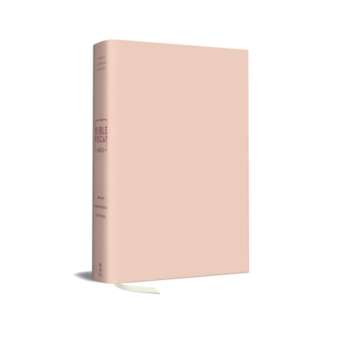 The Bible Recap 365 Day Chronological Study Bible Pink Vegan Leather
